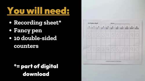 Gold or Bust! A Math Activity for Writing, Composing & Decomposing ...