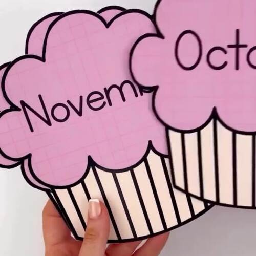 Cupcake Display Birthday Posters by Mrs Edgar | TPT