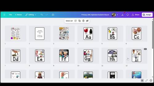 Primary ABC Alphabet Bulletin Board by Shauntaye Jan-Cel | TPT