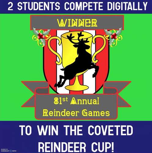 1-Step Equations REINDEER GAMES | DIGITAL RACE | VIRTUAL PARTNER ACTIVITY