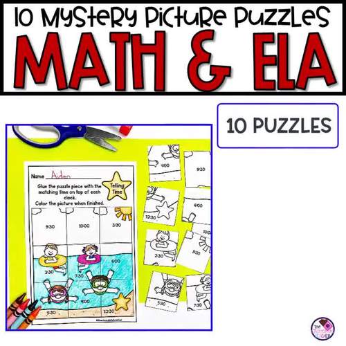 Math Phonics Grammar Worksheets - Summer - End of Year - No Prep ...