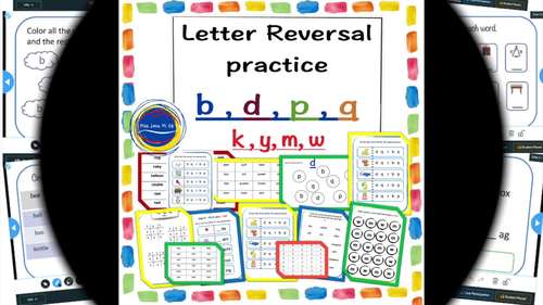 Letter Reversal Activities by Mrs Lena | TPT