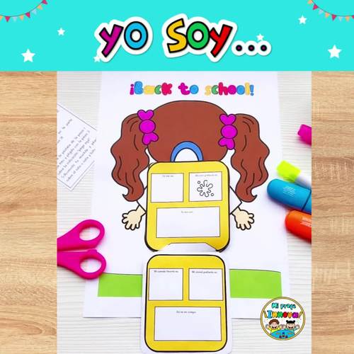 BACK TO SCHOOL/ Actividad para describirse y conocerse entre compañeros ...