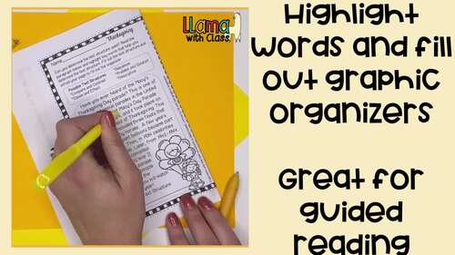 Thanksgiving ELA Reading Text Structure Practice Worksheets + Graphic ...