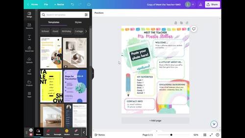 Meet the Teacher Editable Templates, INSTANT DOWNLOAD, Classroom Printable