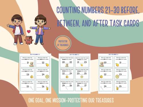 Dollar Deals! Counting Numbers to 30 Task Cards with Counting Boom Cards
