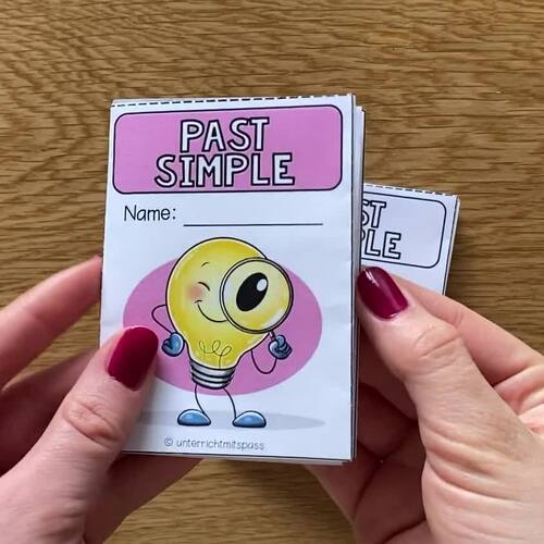 PAST SIMPLE - Mini-Book by My Teaching Factory | TPT