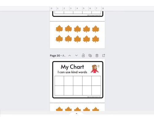 Thanksgiving token board │ Leaves token economy │ Pre-K, kindergarten ...