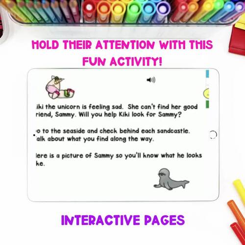 Interactive Book for Speech Therapy Articulation: Initial S by Ausome ...