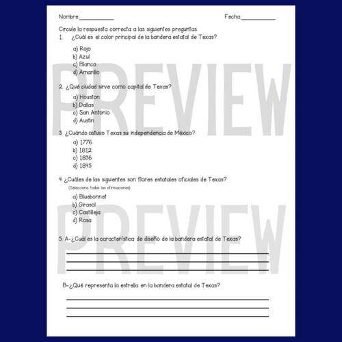 Texas- Comprensión lectora de texto informativo- Spanish Reading ...