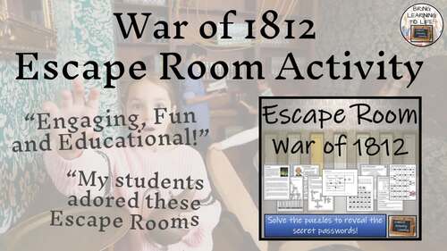 War of 1812 Escape Room Activity by Creative Primary Literacy | TPT