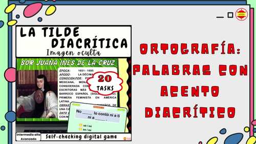 Spanish Accent Marks Digital Game | Practice Tilde Diacrítica | Sor ...
