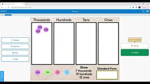 Place Value Composing and Decomposing Numbers Digital and Print Bundle