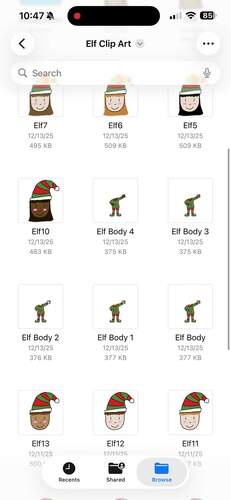 Christmas Elf Clip Art - 24 Files - Festive Winter Holiday Elves Clip Arts