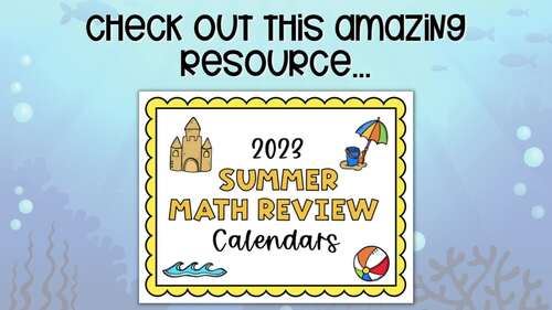 2023 Summer Math Review Calendars | Problem A Day | Kindergarten First ...