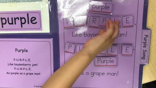 File Folder Activity with Velcro | Sight Words Vol. 4- Heidi Songs