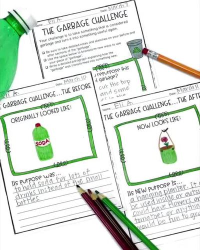 Earth Day Activities Reading Comprehension Passages Writing | TpT