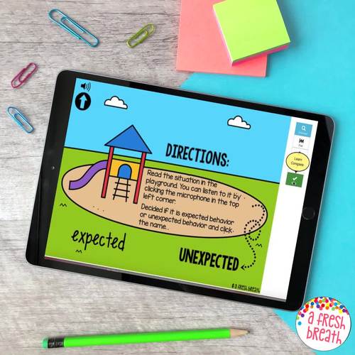 Expected Unexpected Behaviors Outside Boom Digital Task Cards |Distance ...