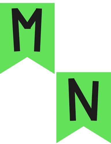 Chalkboard Bulletin Board Banners Letters A-Z and #1-10: Chalkboard ...