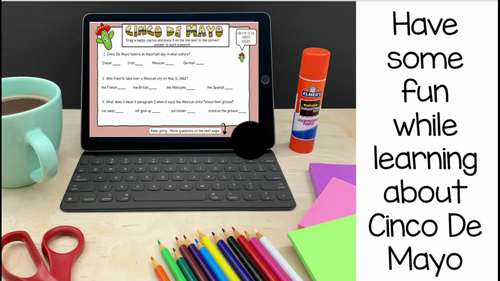 DISTANCE LEARNING CINCO DE MAYO GOOGLE SLIDES ACTIVITIES BUNDLE | TpT