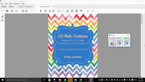 100 CCSS 3rd Grade CGI Word Problems by Corbly Creations | TPT