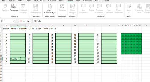 US States Pixel Art | Digital Activity in Excel (Grades 5–11) turnkey