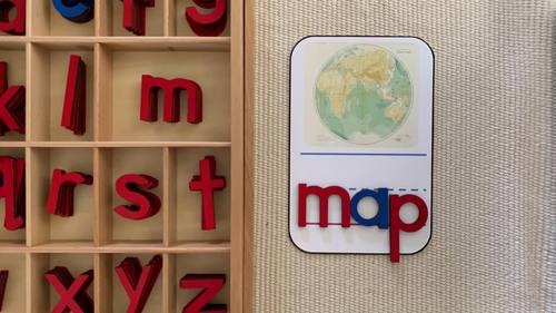 Moveable Alphabet Montessori Lesson by Joy of Montessori | TPT