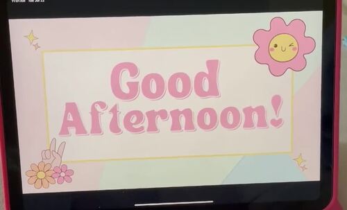 Retro Pastel Editable Daily Agenda Slides / Morning Routine Slides with ...