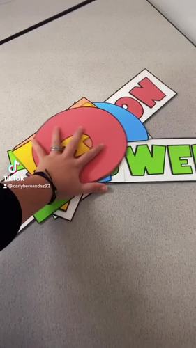 QDPAC wall display / Rainbow by Mrs Carly Hernandez | TPT