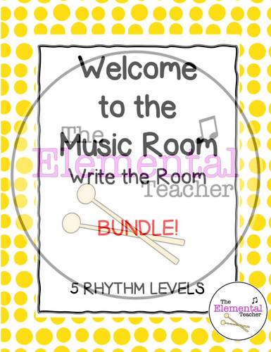 Welcome to the Music Room Write the Room Bundle | Editable | TpT