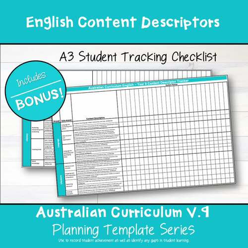 V9 Australian Curriculum ENGLISH Content Descriptor Overviews - Year 8