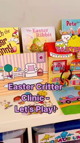 Easter Critter Clinic Speech and Language Therapy Toy Companion by Anna ...