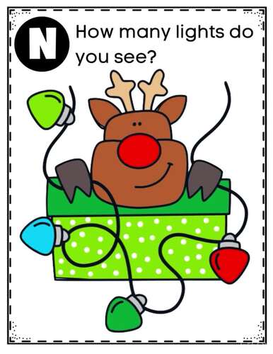 Holiday Number Talks and Counting Activities Bundle | Kindergarten Math