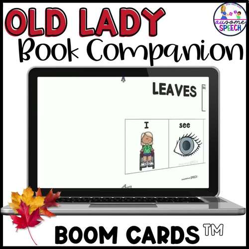 Bundle of Boom Cards: Book Companion "There Was an Old Lady" Book Series
