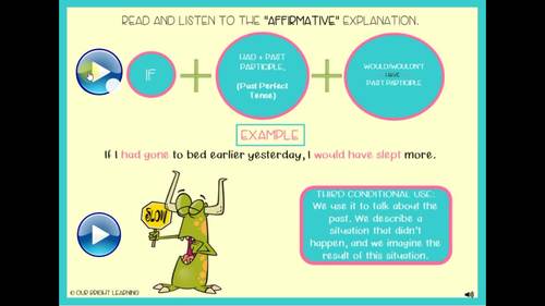 Third Conditional | 3rd Conditional | BOOM Cards | Distance Learning
