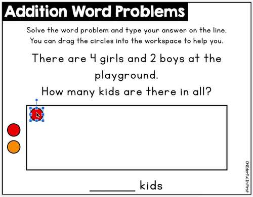 Addition Word Problems for Google Slides (Differentiated) by ONEderful ...