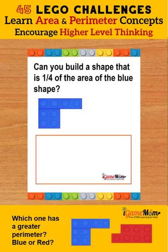 Area and Perimeter with LEGO -- Encourage Higher Level Thinking | TpT
