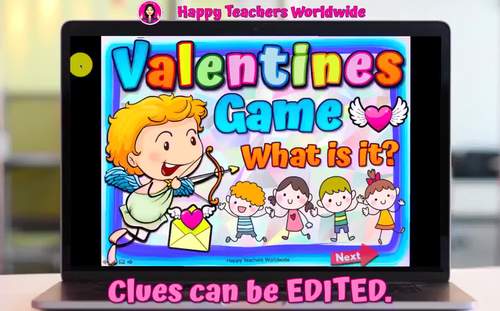 Valentines Guessing Game Powerpoint Game by Happy Teachers Worldwide