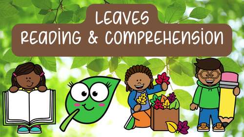 All About Leaves Nonfiction Reading Leaf Unit Kindergarten First Second ...