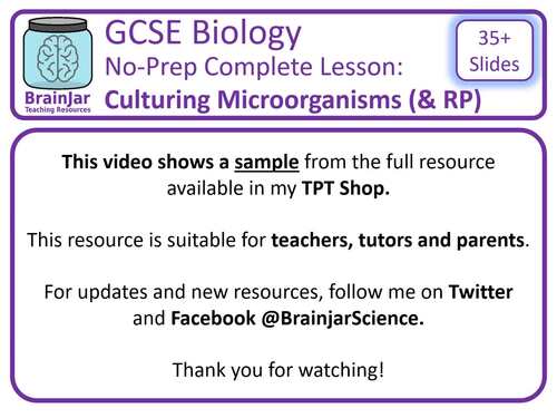Culturing Microorganisms by Brainjar | TPT