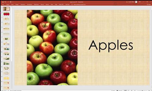 Apples Life & Parts: Power Point Lesson {Apple Life Cycle} by Planning ...