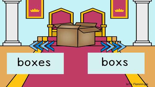 Plurals s and es Centers Worksheet Game Plural Nouns Grammar Practice