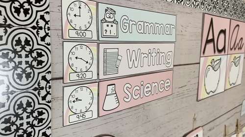 Soft Pastel Rainbow Classroom Decor Bundle by Primary Panic | TPT