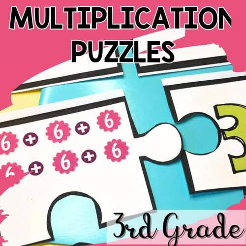 Multiplication Games | Math Centers Puzzles | 3rd Grade Beginning ...