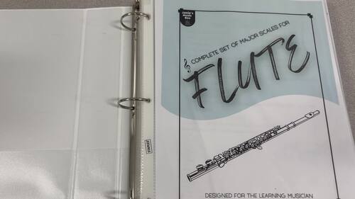 Saxophone Scales Workbook for Band | Printable Worksheets | Fingering ...