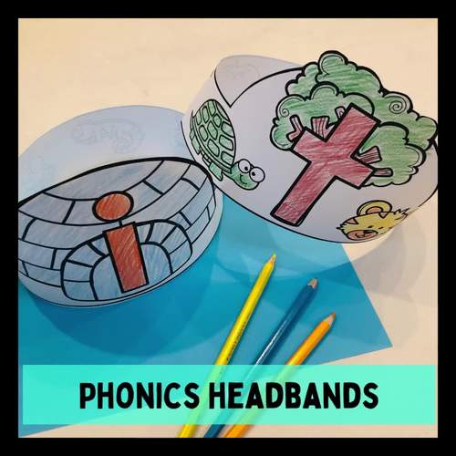 Kindergarten Phonics Hats | Alphabet Crowns | Group 1 S A T I P N