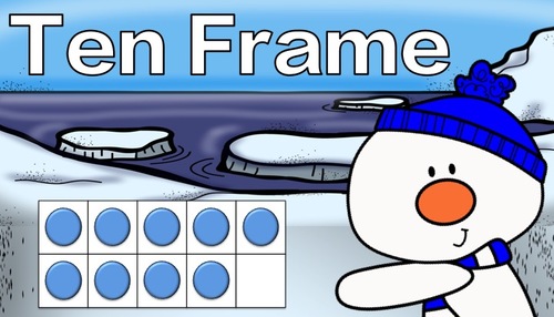 Winter: Ten Frame: Math Brain Break by Move and Groove Math | TPT