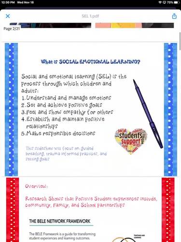 Back to School Fun Social Emotional Learning Activities and Overview