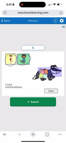 Interactive AAC Core Activities for Speech Therapy | Forest Animal Boom ...