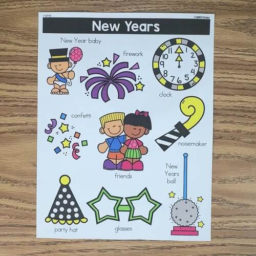 New Year 2025 No Prep Activities, Color by Code, Write the Room ...